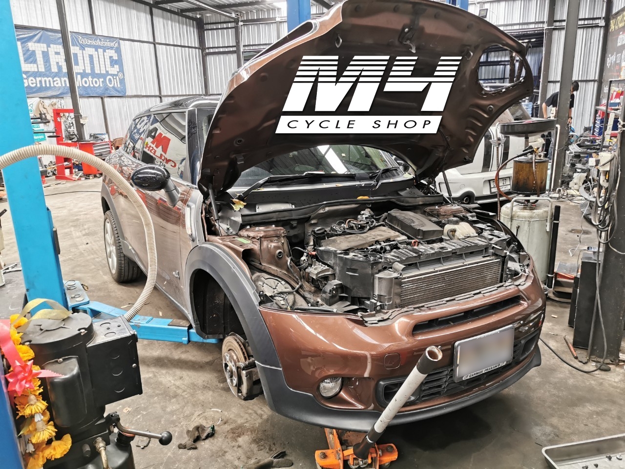 เปลี่ยนมู่เล่ห์หน้าเครื่อง Minicooper R60 N47 - M4 CYCLE SHOP อู่ซ่อม ...